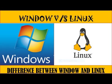 window vs Linux | Difference between window and linux | [Hindi] - YouTube