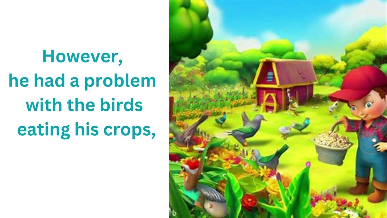 a farmer and a stork, fable story teaches us to be fair and just in our ...