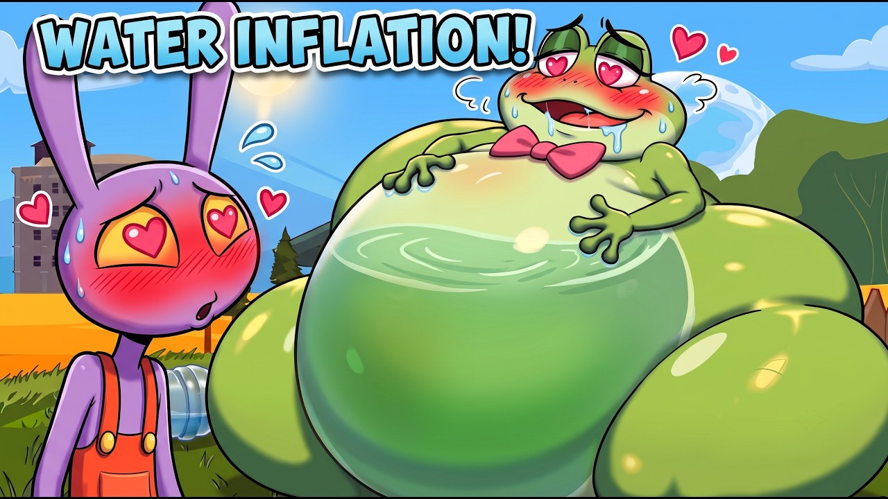 Ribbit Gets SUPER FAT From Jax's Water Inflation! | The Amazing Digital ...