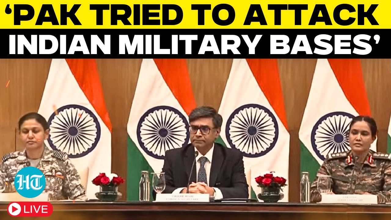 Live | 'Pak Tried to Attack Our Cities': India Calls Out Pakistan | MEA ...