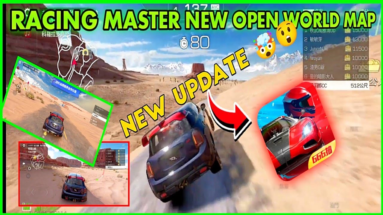 THIS NEW UPDATE IS INSANE RACING MASTER NEW OPEN WORLD MAP EXPLORING ...