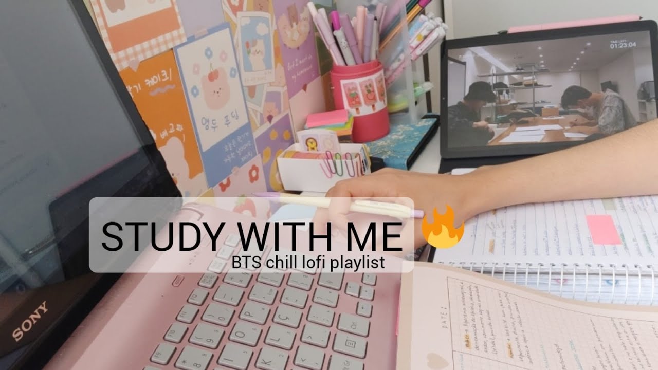 STUDY WITH BTS CHILL LOFI PLAYLIST SWM 💜📚/🔥 Estude comigo BTS lofi ...