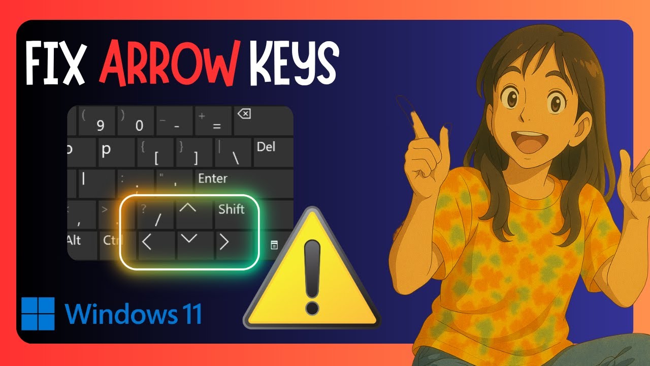 How To Fix Arrow Keys Are Not Working In Windows 11 Laptop Keyboard ...