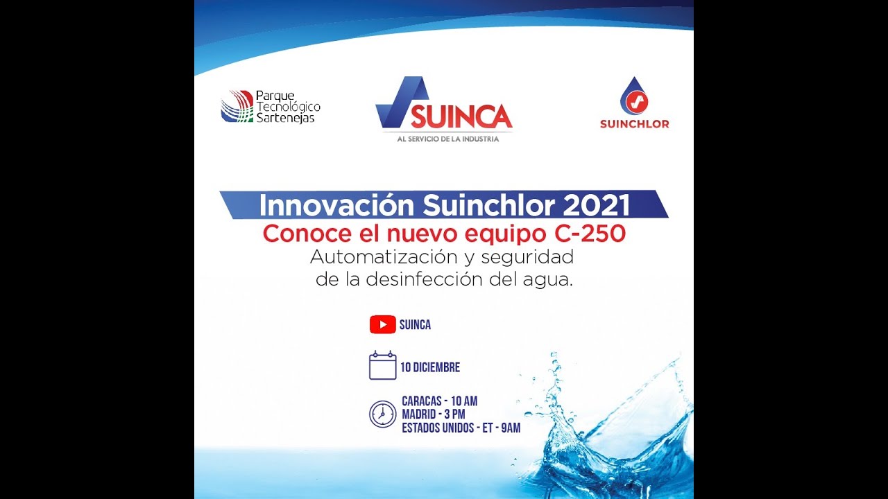 Conoce el nuevo equipo Suinchlor C-250 - YouTube