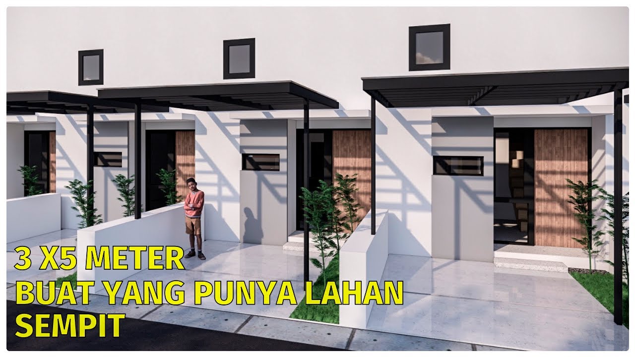 Rumah Sempit 2 Kamar 3x5 Meter (Maksimalkan Lahan) - YouTube