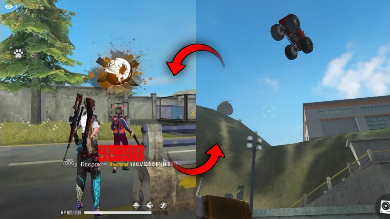 Top 10 New Tricks In Free Fire | New Bug/Glitches In Garena Free Fire ...
