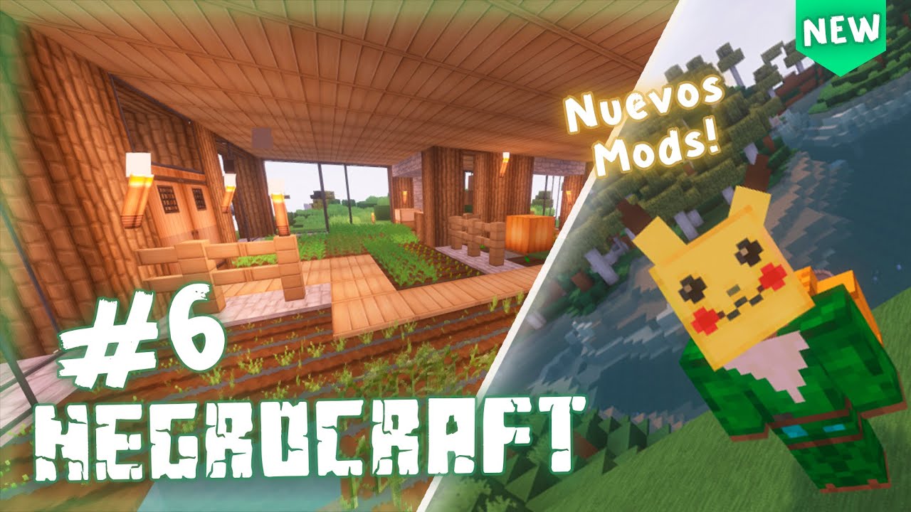 Negrocraft! - ¡CONSTRUYENDO EL GRANERO Y BUSCANDO SOMBREROS! | #6 ...