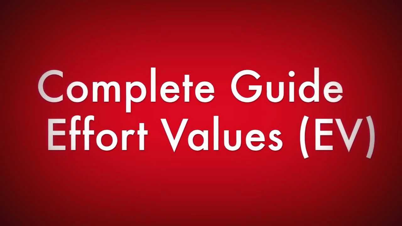 Pokemon - Basics to EV's and IV's ( Training Guide ) - YouTube