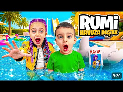 POYRAZ ELİF KAYIP RUMİ HAVUZA MI DÜŞTÜ!!!