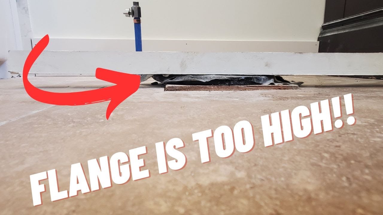 #thecrapIsee# Too high toilet flange - YouTube