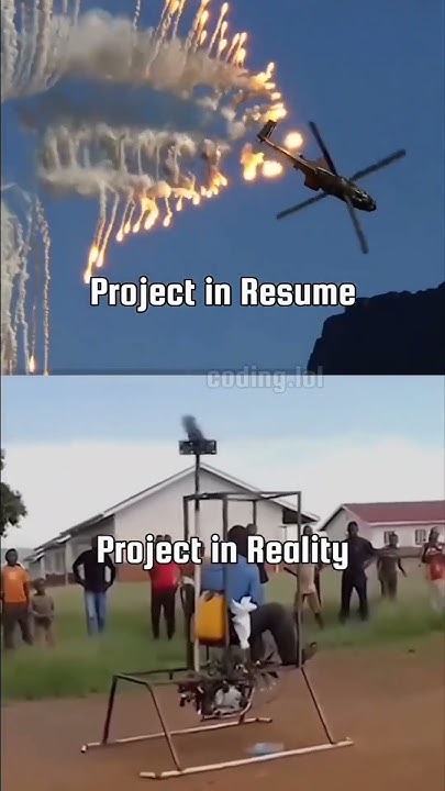 Project In Resume 🤣 Coding Coder Codingprojects Codingmemes Viral Funny Trending Youtube
