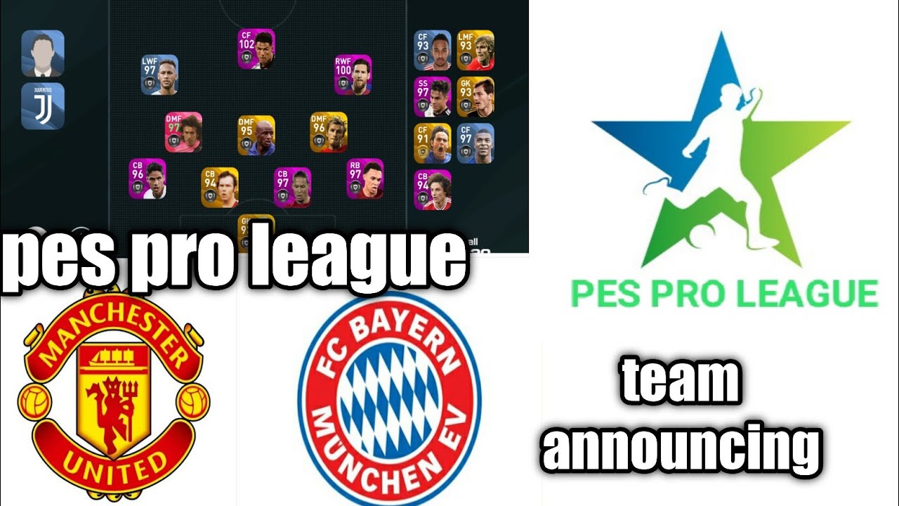PES PRO LEAGUE Team announcing - YouTube