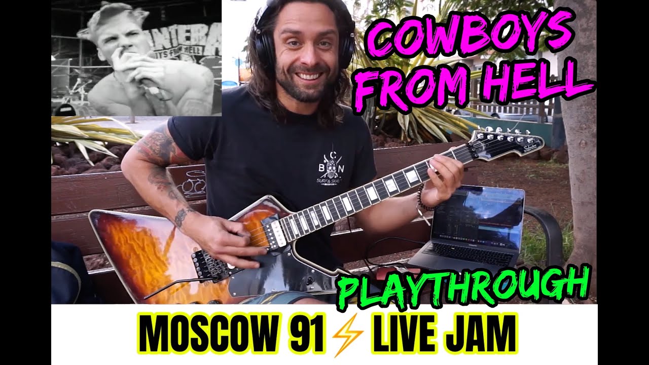 PANTERA - COWBOYS FROM HELL / Moscow Show Jam 🔥 live playthrough by ...