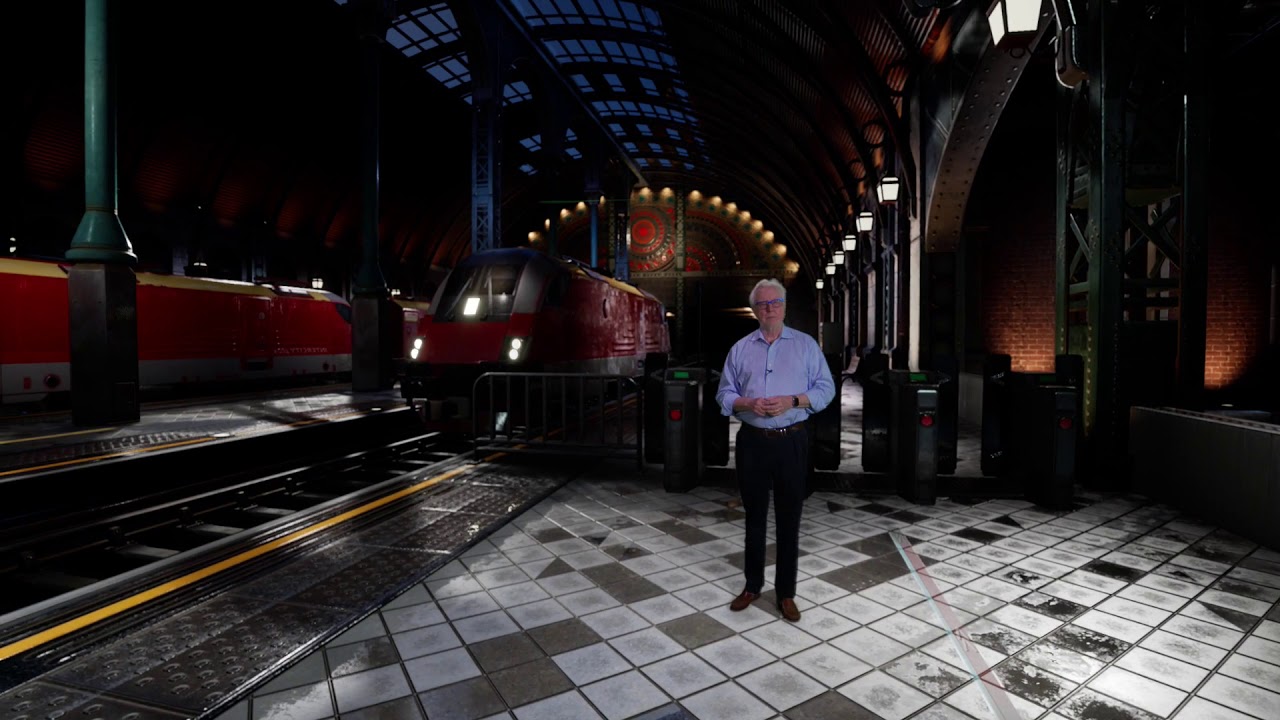 3D/4K Vintage Train Station. Virtual Reality Demo - YouTube