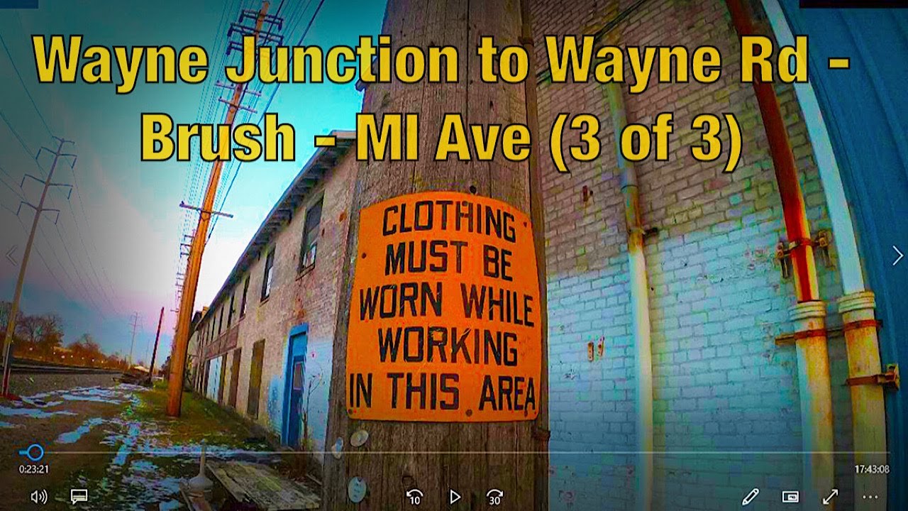 Wayne Junction to Wayne Rd. Along Tracks (Pt 3 of 3) Cycling Photos ...
