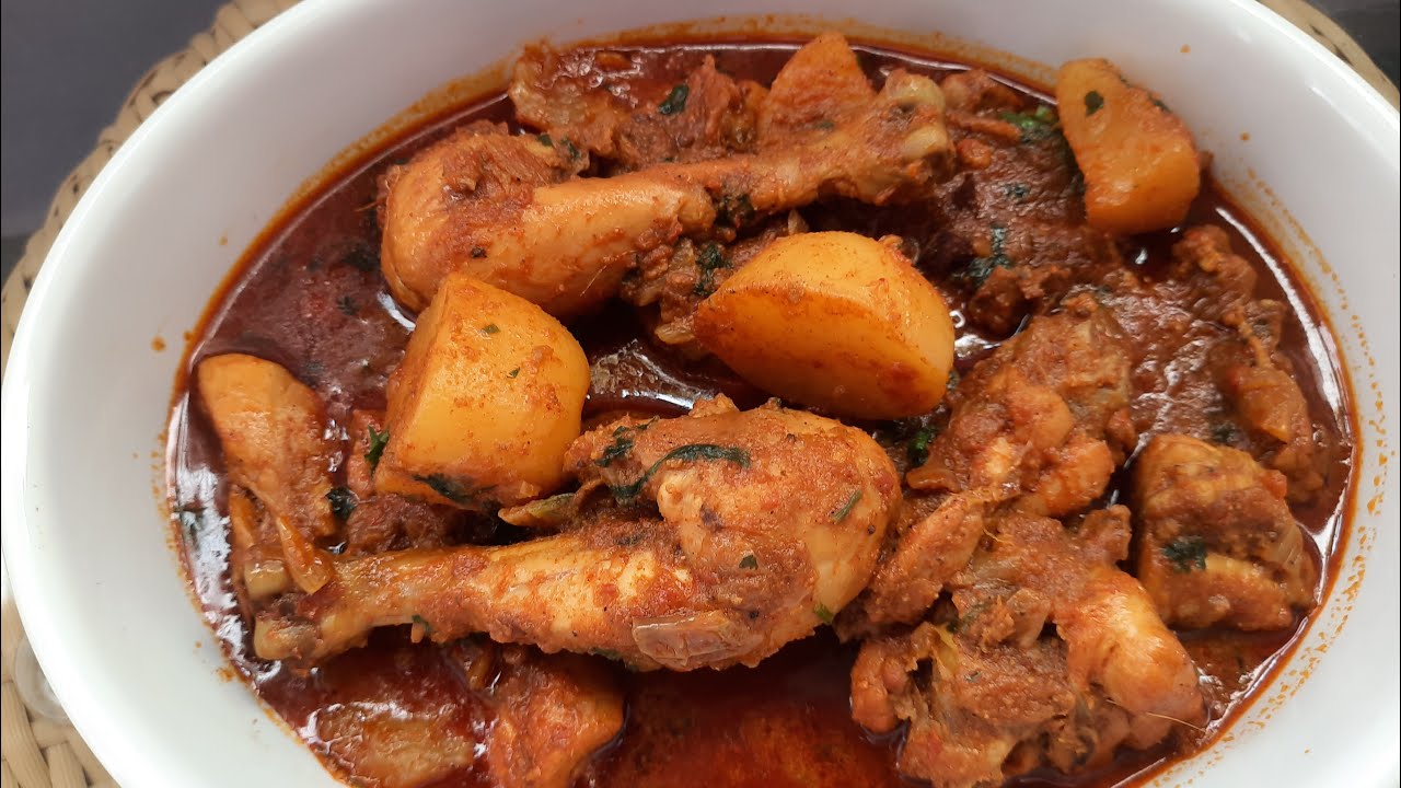 CHICKEN ALOO CURRY | CHICKEN CURRY WITH POTATOES | CHICKEN ALOO RECIPE ...