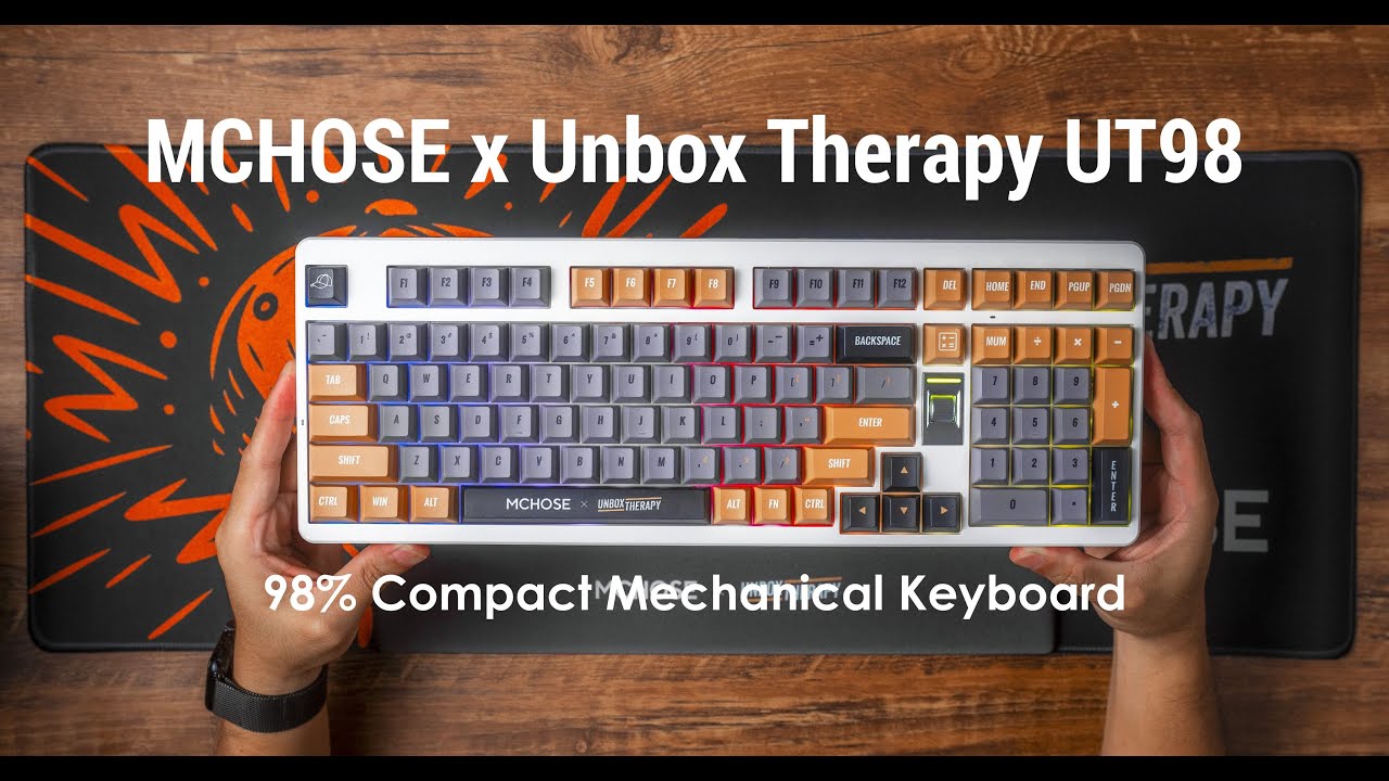 MCHOSE x Unbox Therapy UT98 | Icy Creamsicle Switch @mchose_official @unboxtherapy - YouTube