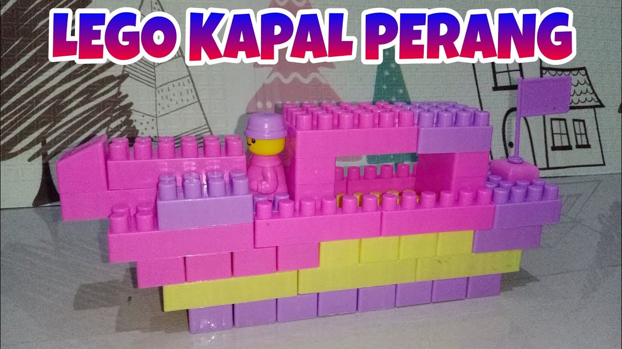 CARA MEMBUAT KAPAL PERANG DARI LEGO | LEGO CITY | HOW TO MAKE WARSHIP ...