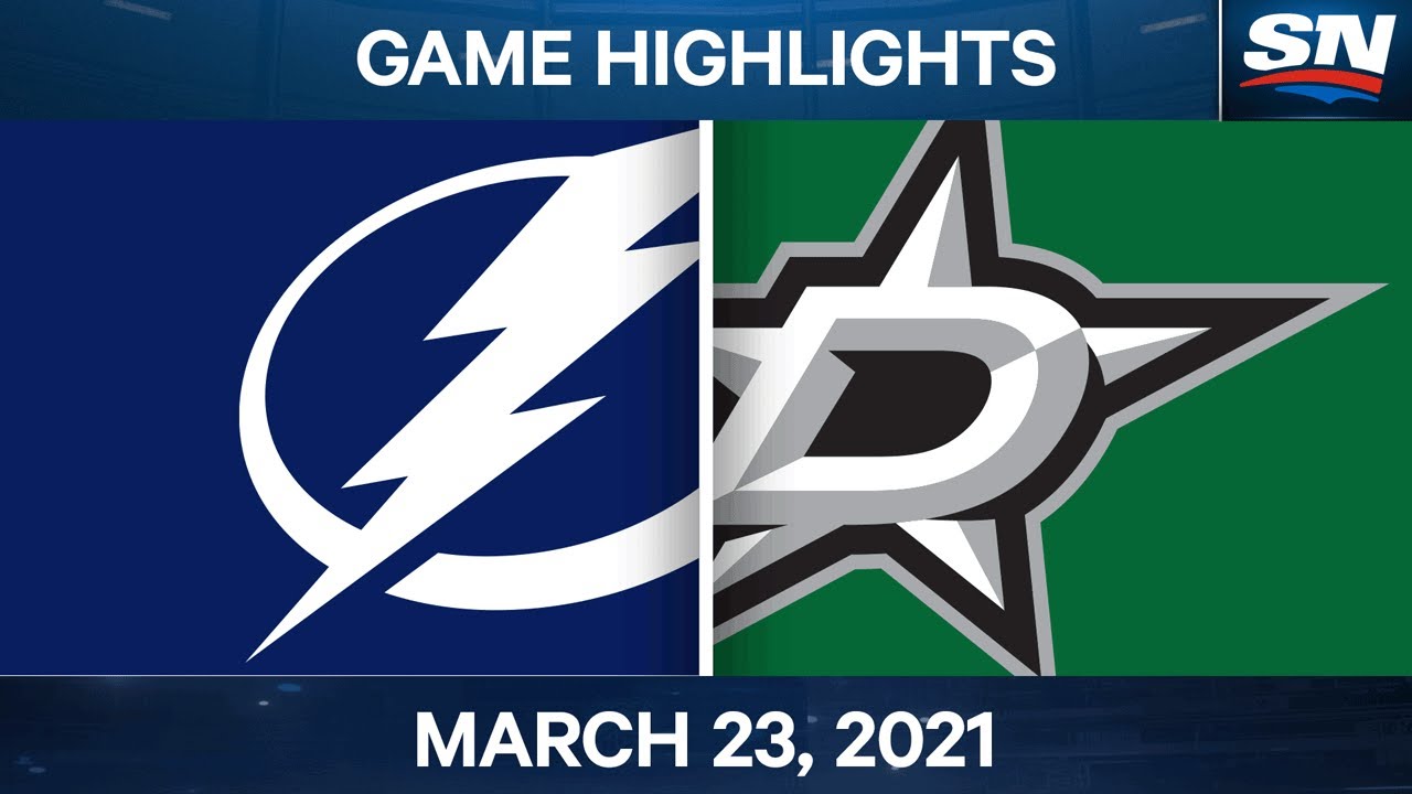 NHL Game Highlights | Lightning vs. Stars – Mar. 23, 2021 - YouTube