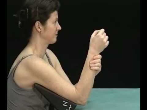 Elbow PA glide to improve extension Self - YouTube