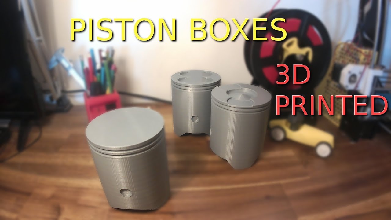 3D Printing: Piston Boxes - YouTube