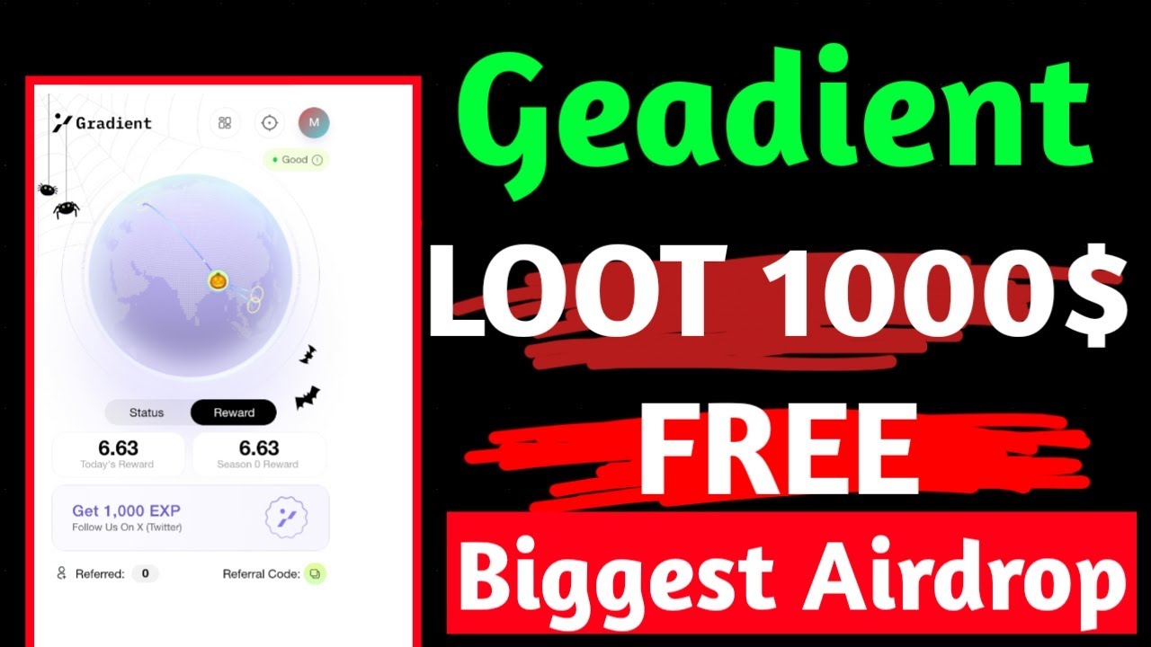 Gradient airdrop tutorial !! Gradient airdrop not working !! Gradient ...
