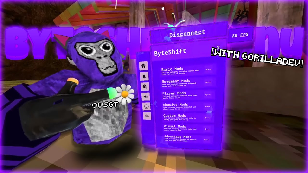 OH. MY. GOSH. | ByteShift Menu v0.3.2 | Gorilla Tag Modding - YouTube