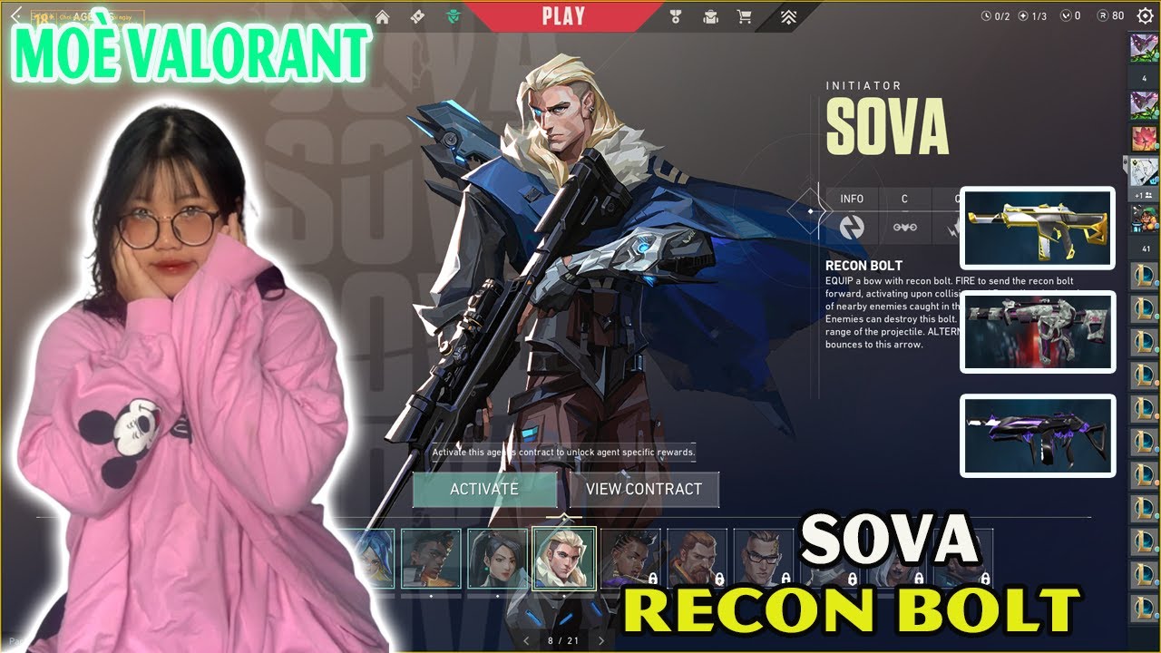 MÒE VALORANT - SOVA RADIANT VALORANT - SOVA RECON BOLT - YouTube