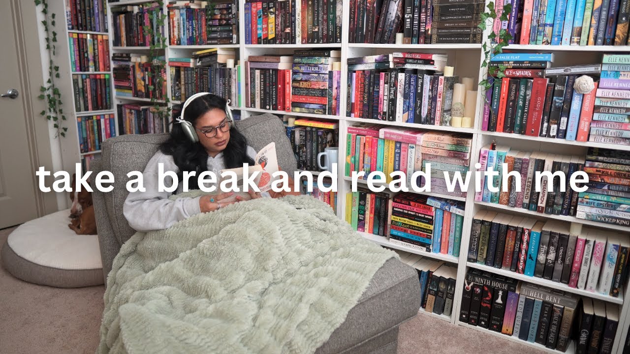 Take a break and read with me (no talking w jazz music) - YouTube