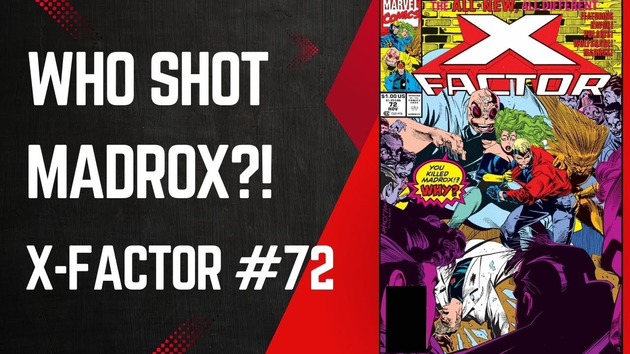 Who Shot The Multiple Man?! X-Factor #72, Larry Stroman & Peter David ...