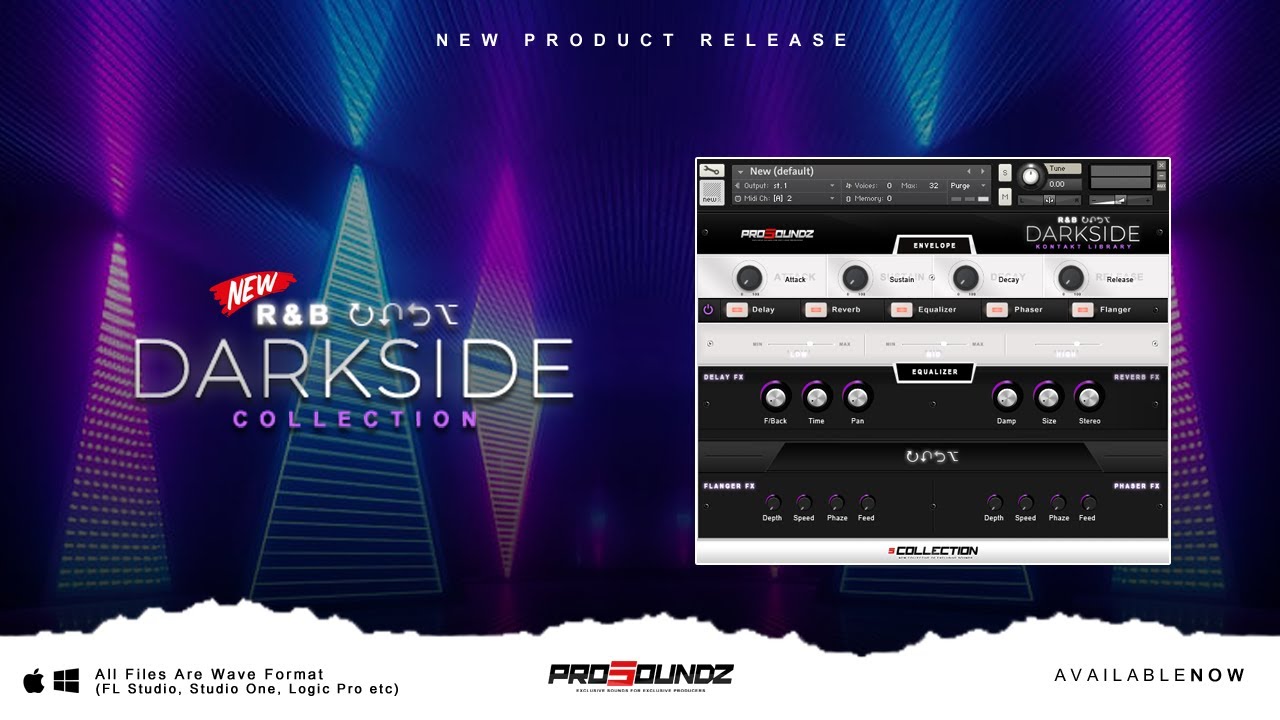 ProSoundz - The Darkside R&B Collection (Kontakt Library & Sample Pack) - YouTube