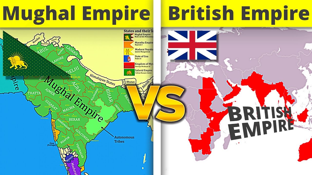 British Empire vs Mughal Empire #Shorts - YouTube
