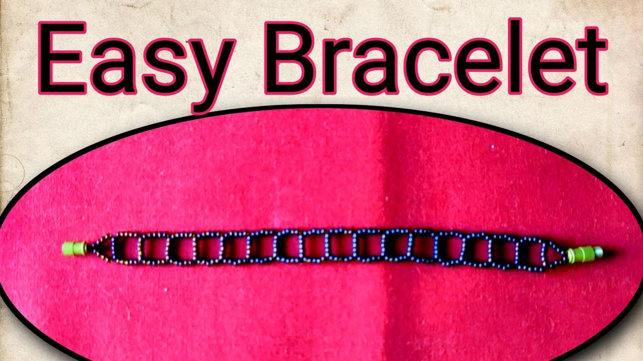 Simple Bracelet/Useful & Easy Bracelet/Making Simple Bracelet!! - YouTube