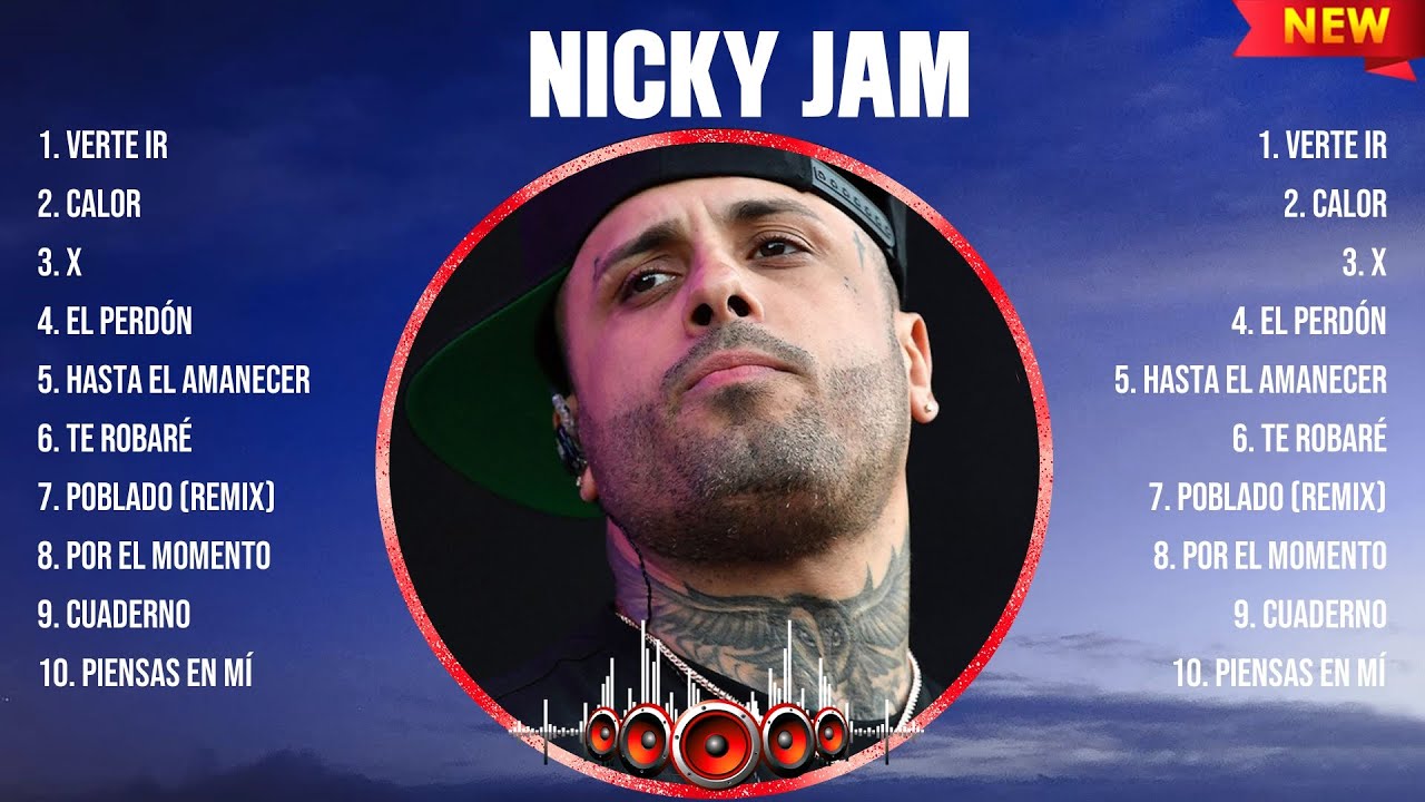 Nicky Jam Mix Éxitos- Lo Mas Nuevo 2023 - Lo Mejor Canciones - YouTube