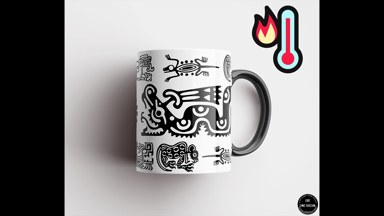 Taza Mágica Arte Azteca - YouTube
