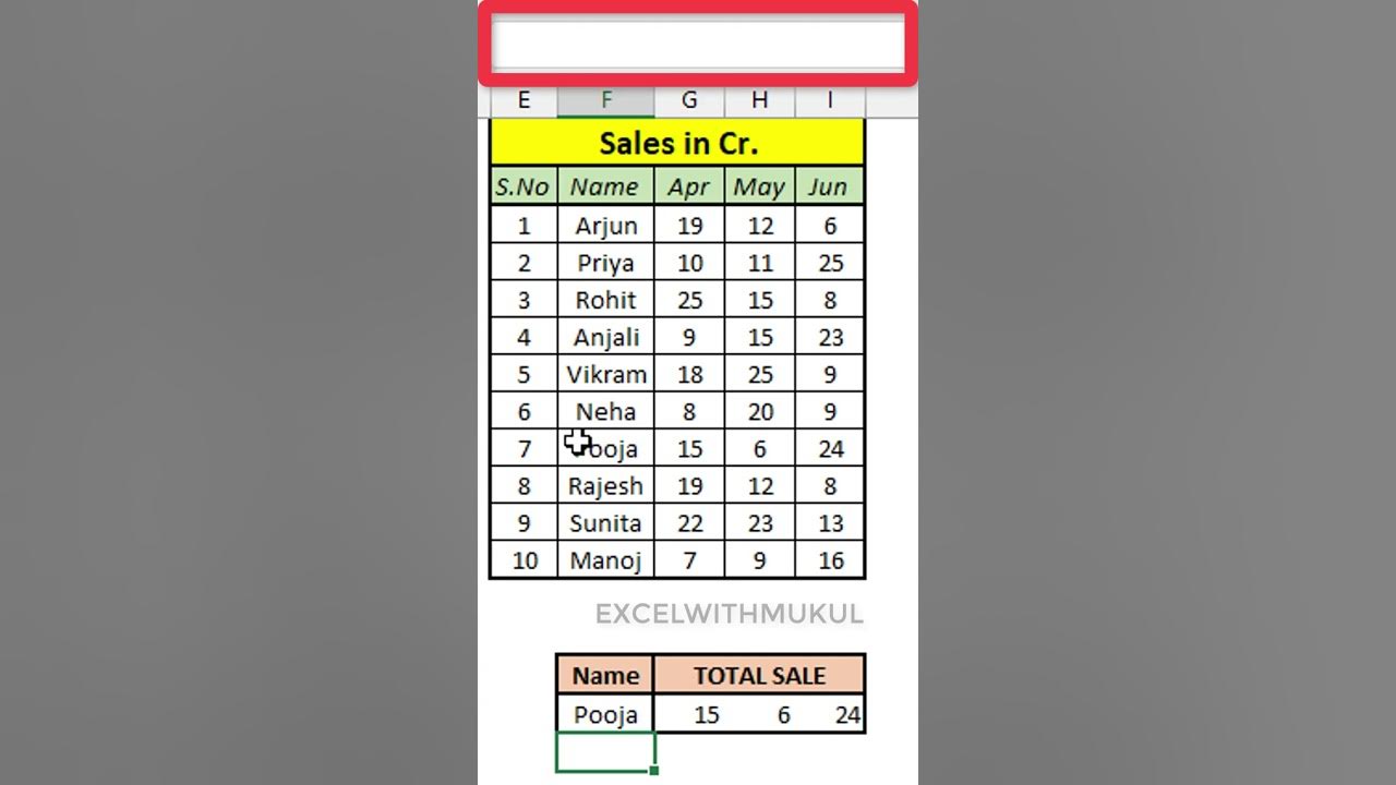 Amazing Trick with Advanced Formula in Excel - YouTube