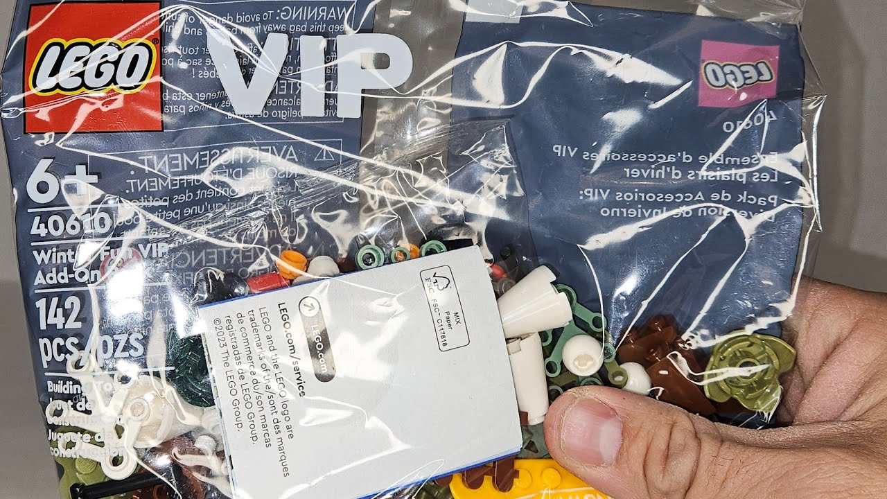 Lego 40610 Winter Fun VIP Add-On Pack - YouTube