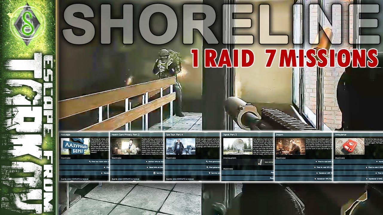 Mad Chad Progress on Shoreline - Escape from Tarkov - YouTube