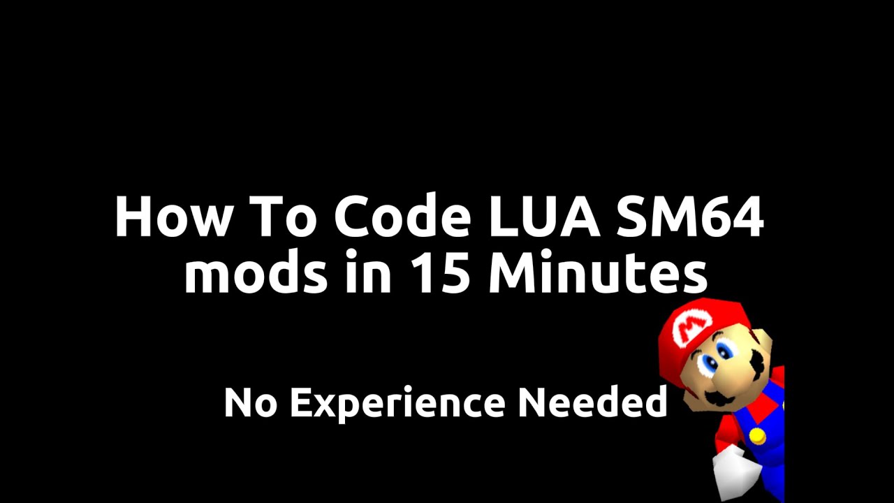 Learn to make SM64 code mods in 15 minutes - YouTube