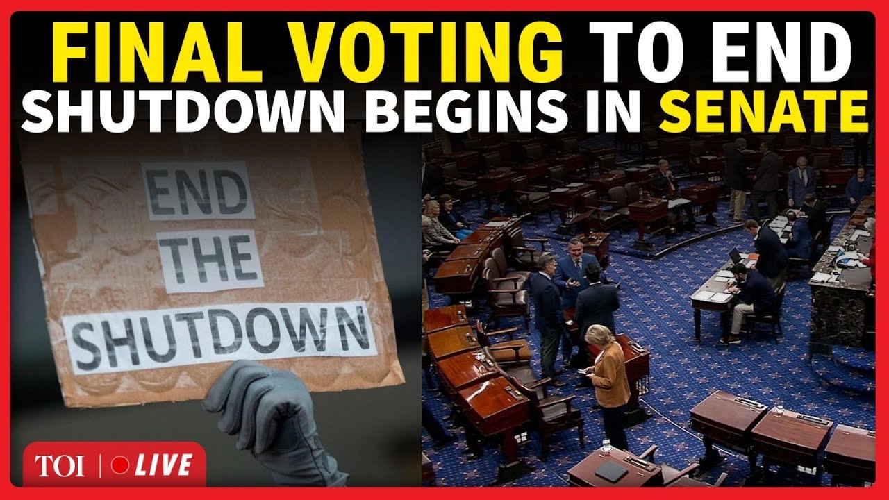 Senate LIVE: Final Voting In Senate To End 40-Day Shutdown After Dems ...