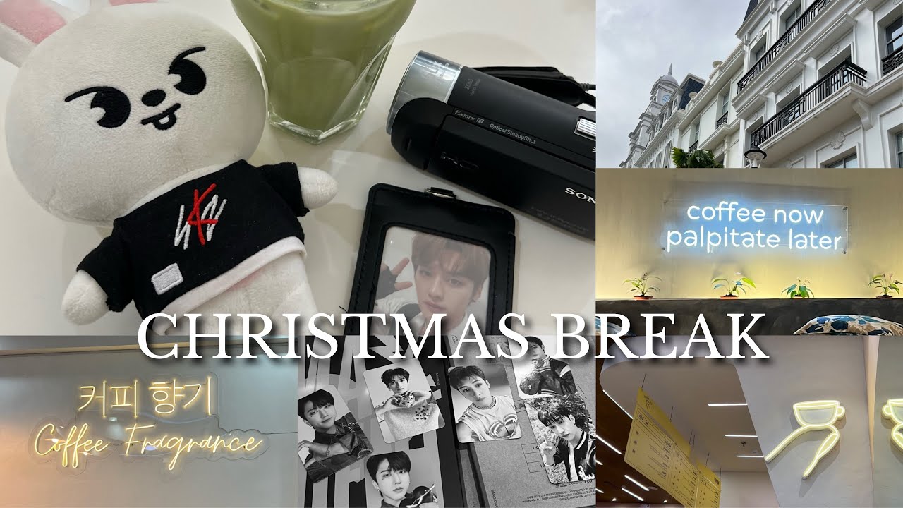 days in my christmas break 🎄 unboxing maxident albums, cafes, getting ...