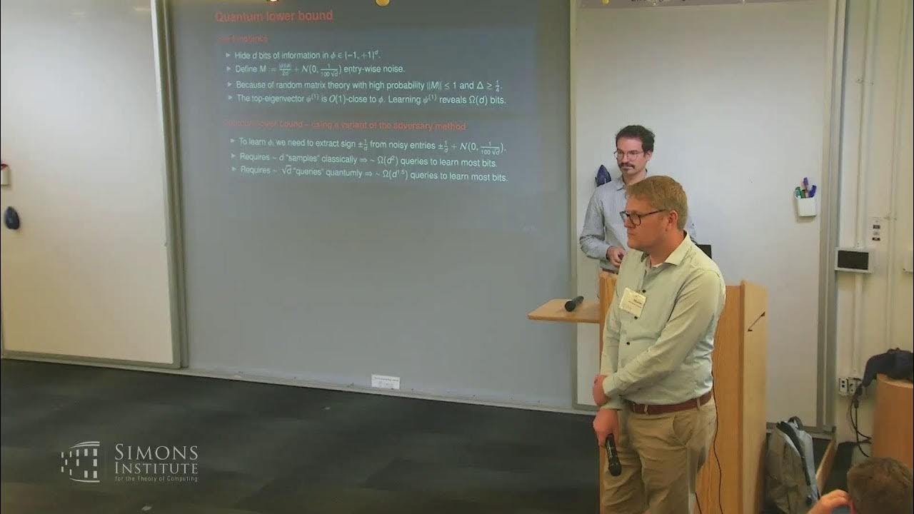 A Quantum Speed-Up for Approximating the Top Eigenvector of aMatrix via Improved Tomography ...