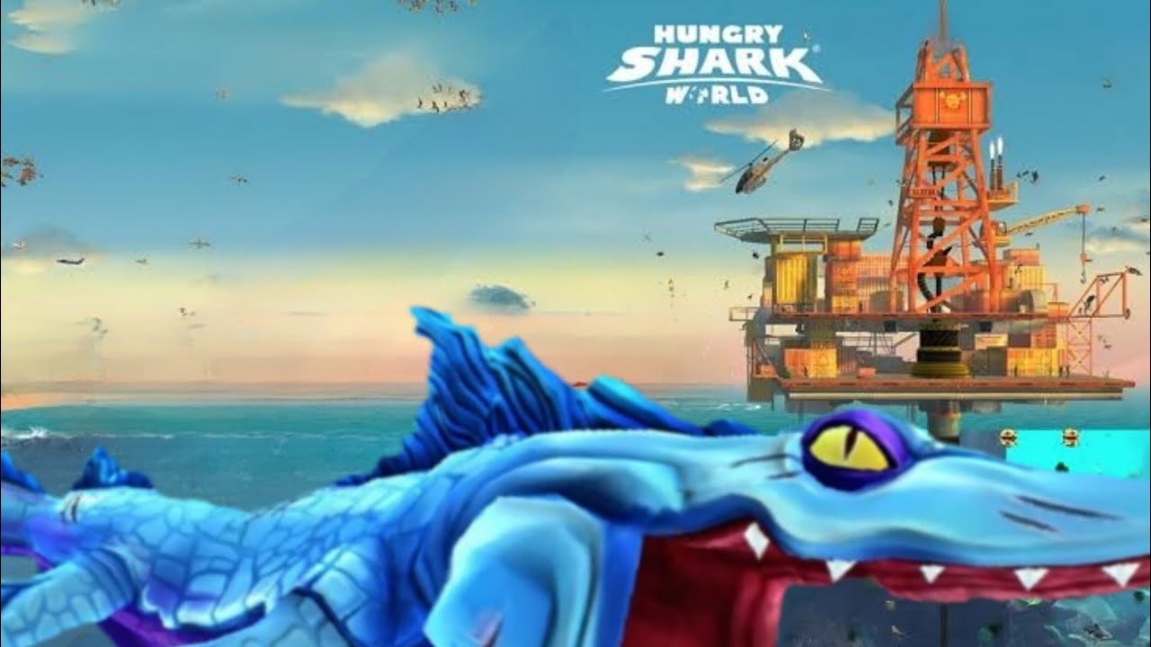 NEW GIANT MONSTER MR SNAPPY GAMEPLAY - HUNGRY SHARK WORLD - YouTube