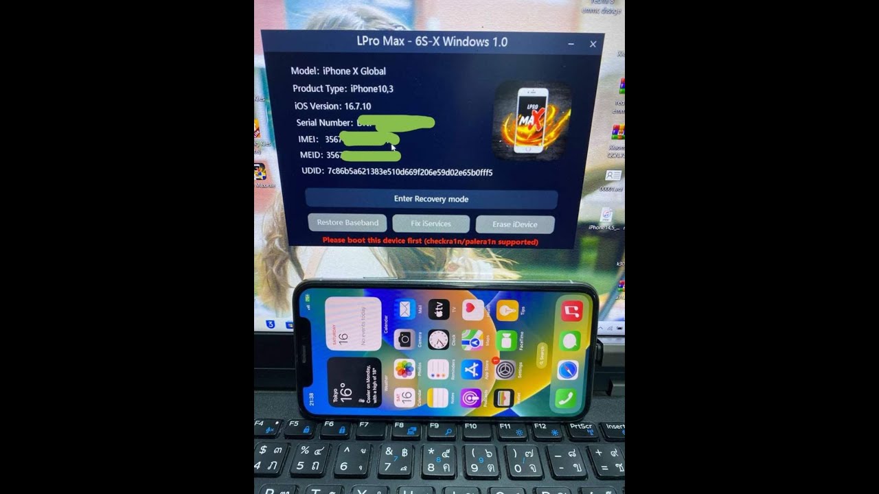 LPRO MAX BYPASS 6s to X with single. - YouTube