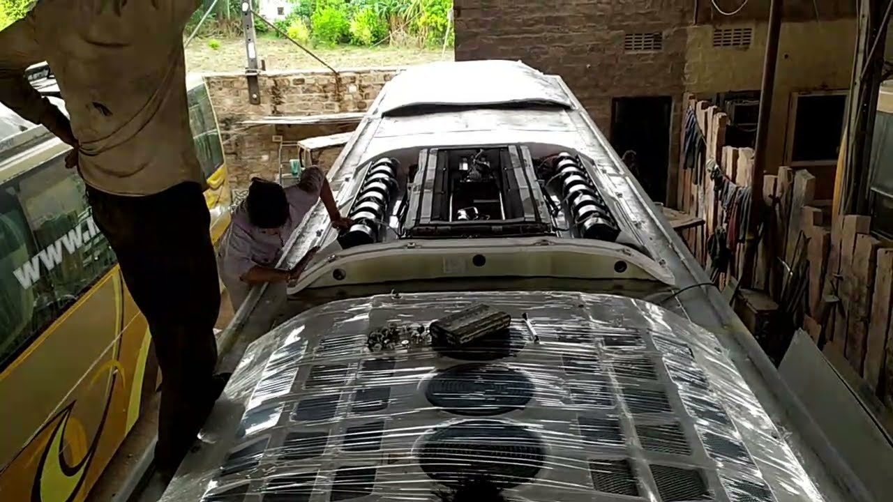 Bus AC Unbox || All In One AC Heating And Cooling || Jtac Bus AC - YouTube