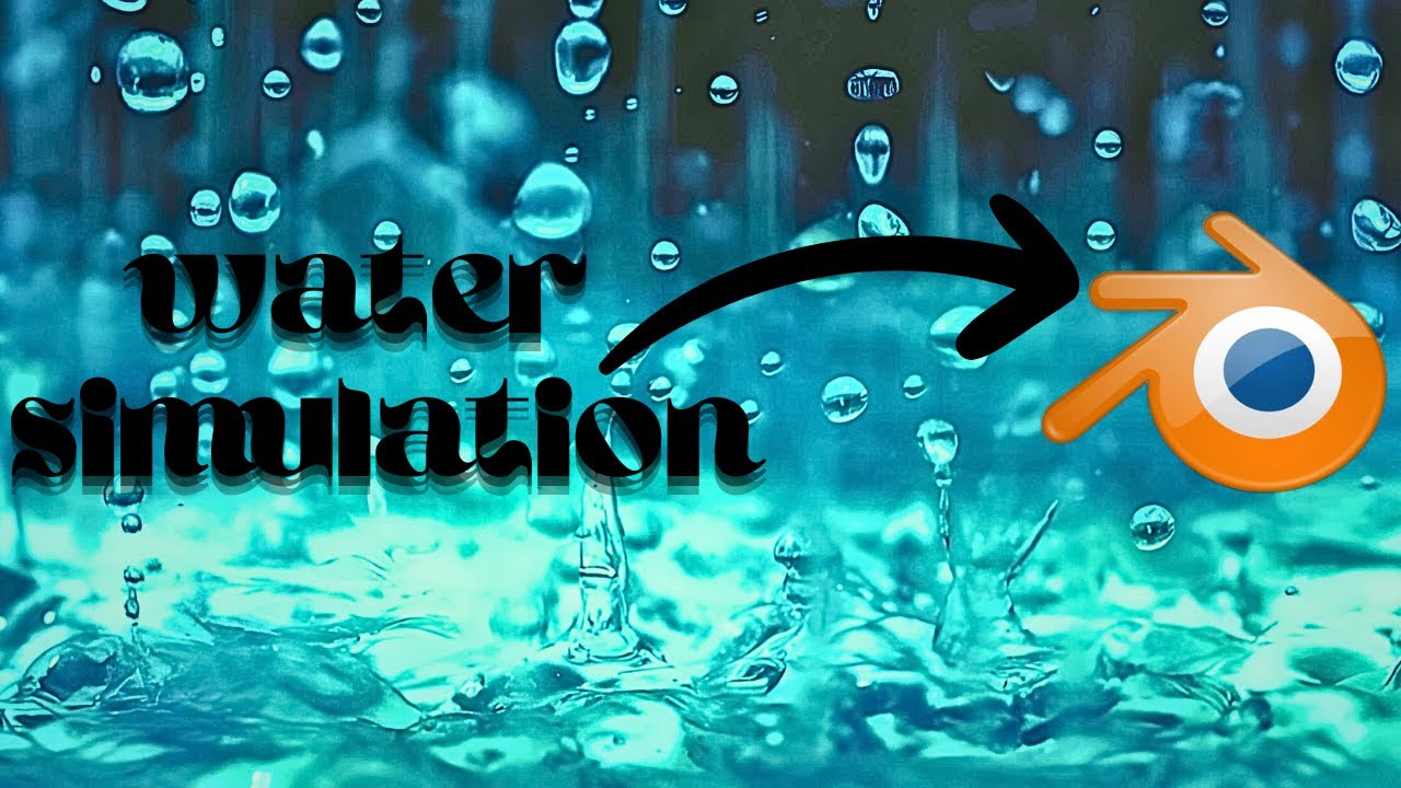 how to make a water physics simulation in blender - YouTube