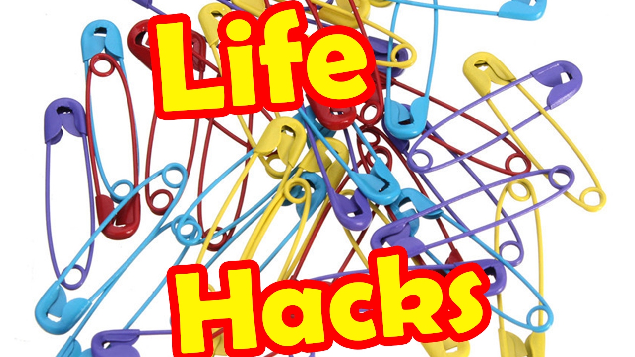 3 easy SAFETY PIN Uses - YouTube