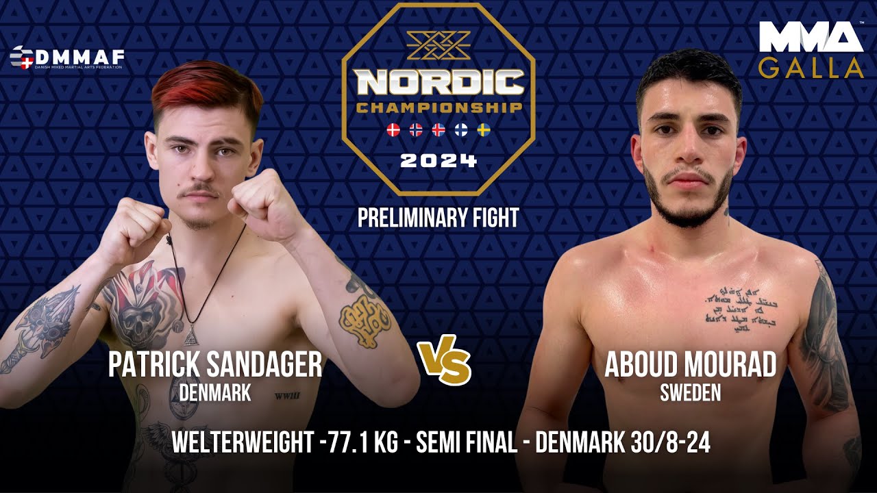 Patrick Sandager (Denmark) Vs. Aboud Mourad (Sweden) - YouTube