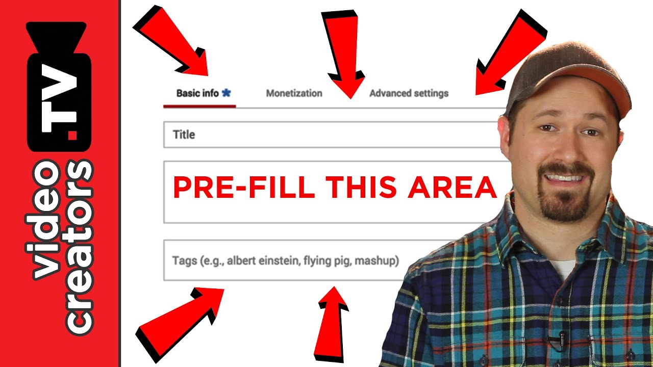 How To Set Default Text for Every New YouTube Video - YouTube