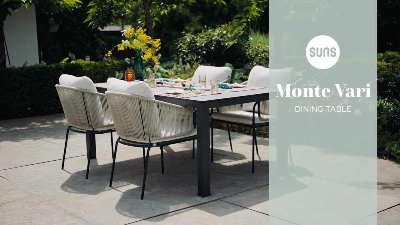 Dining table SUNS Monte Vari - YouTube
